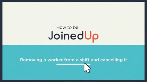 How To Cancel A Shift And Deallocate A Worker Youtube
