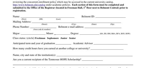 Concurrent Enrollment Request Pdf Form Formspal