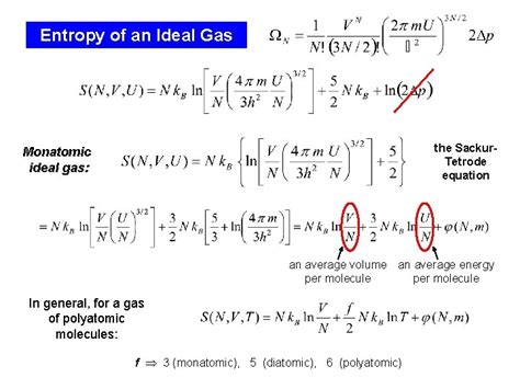 lecture 6 entropy of an ideal gas ch