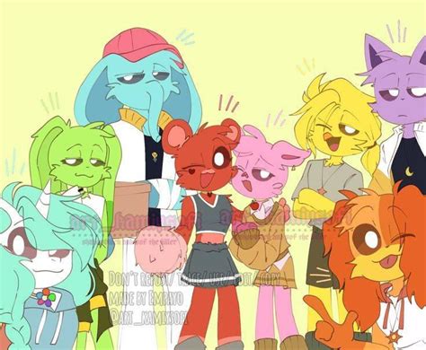 Smiling Critters By Zhongyuze312 On Deviantart