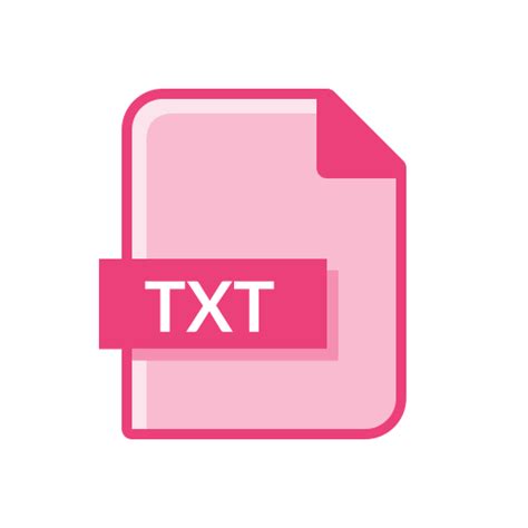 Extension Format Text Txt Word Icon