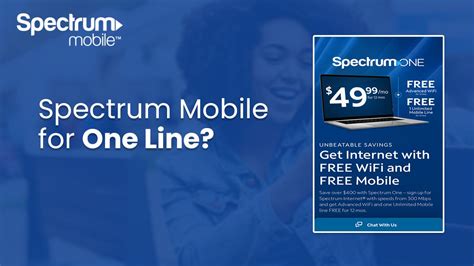 How Much Is Spectrum Mobile For One Line Internet Jin