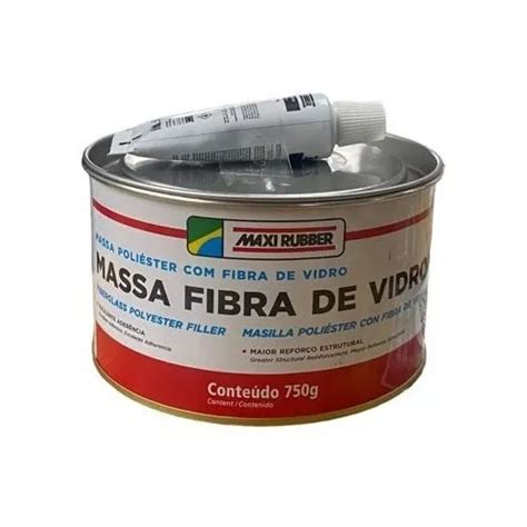 Masilla Poliester Con Fibra De Vidrio 750 Grs Maxi Rubber Cuotas Sin