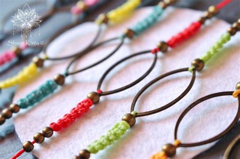 Bracelet Boho Chic Bronze Et Macramé Boho Bracelets Bronze Boho Chic