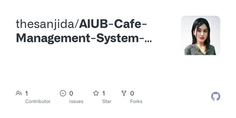 GitHub Thesanjida AIUB Cafe Management System CSharp