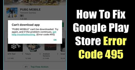 How To Fix Google Play Store Error Methods