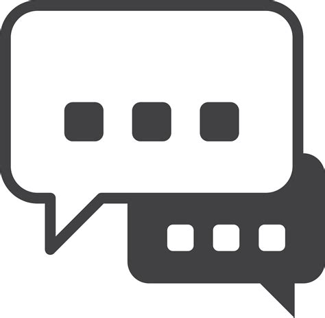 Message Boxes And Chats Illustration In Minimal Style 14966875 Png
