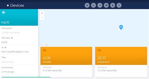 Esp32 Ubidots Temp And Humidity Sensor Details