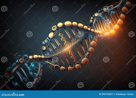 The Dna Journey An Illustration Representing The Evolution Of Human
