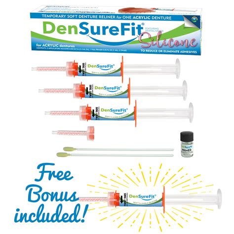 Densurefit Soft Silicone Denture Reline Kit