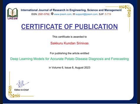 Researchpublication Deeplearning Agriculturaltech Proudmoment