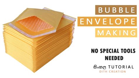 Create Your Own Bubble Envelope Start A Small Business With This