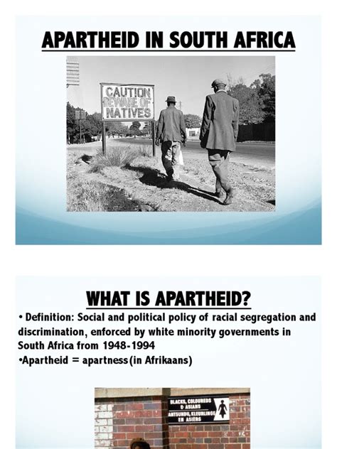 Apartheid Notes Pdf Apartheid Black People