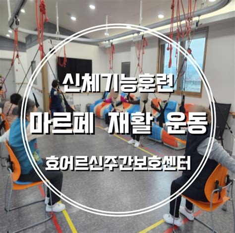 어르신 재활 운동 효어르신주간보호센터 네이버 블로그