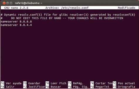 Cambio Dns En Ubuntu