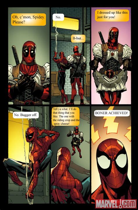 Deadpool Dresses For Spidey By Notwolverine On Deviantart