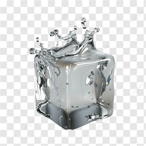 Ice Cube Melting Ice Ice Cube Melting Png Transparent Image And