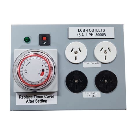 10 Amp Timer Unit 2 Timed 2 Untimed Isabellas Hydroponic Nursery