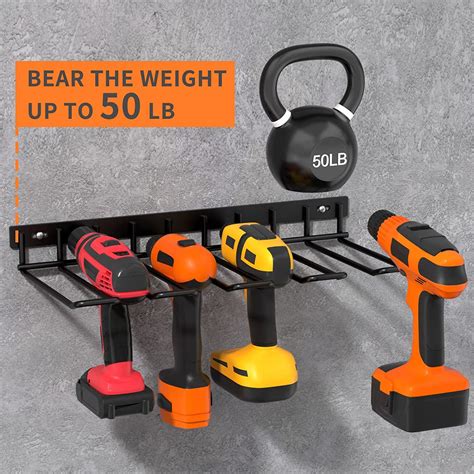 跨境多款式电钻收纳架壁挂式电动工具储藏架车库工具摆放架收纳架 阿里巴巴