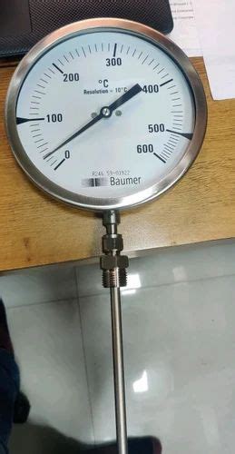 Stainless Steel Baumer Temperature Gauge For Industrial At ₹ 1505 Piece In Mumbai