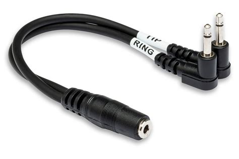 Hosa Air Travel Headphone Adapter Analog Audio Hosa Cables