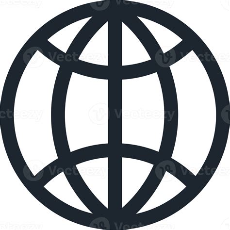 Simple Globe Icon Internet Web Browser Icon 20522384 PNG