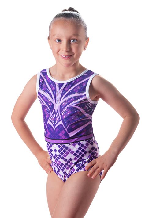 Bellatrix Sleeveless Tank Girls Gymnastics Leotard Velocity Pro Sport