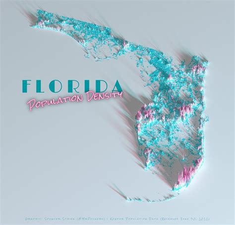 Florida Population Density By Mrpecners Maps On The Web