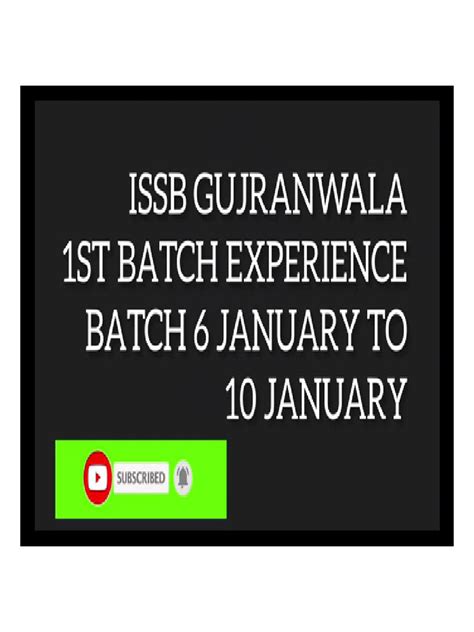 149 Pma Lc Issb Gujranwala 2nd Batch Experience 6 January To 10