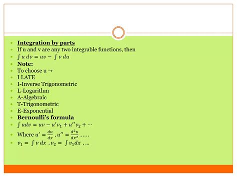 Integral Calculus Ppt Free Download