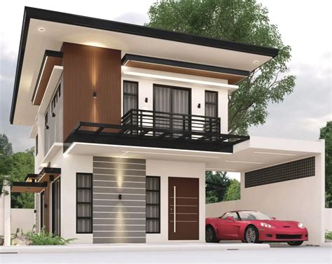 Two Story Modern Residential House