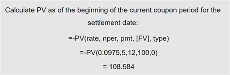 Bond Full Price Calculation R Cfa