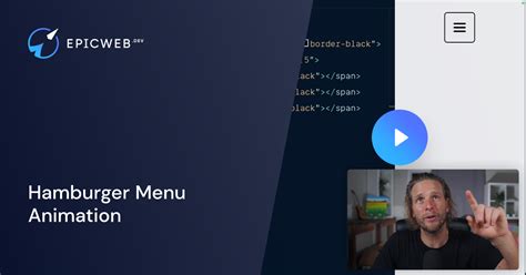 Hamburger Menu Animation Epic Web Dev