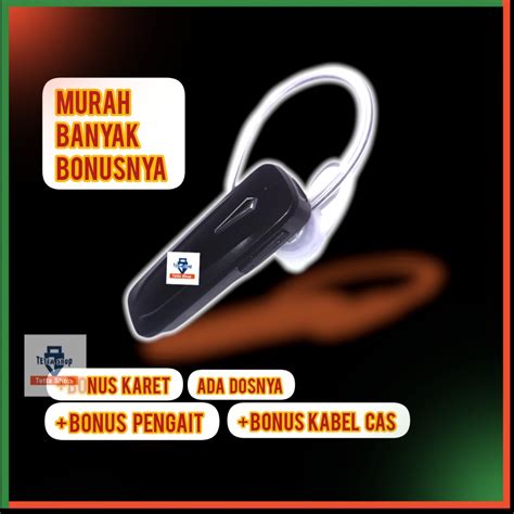 Jual Headset Bluetooth Bisa Telpon Dan Dengar Musik I Earphone Bluetooth Hp I Hedset Blutut