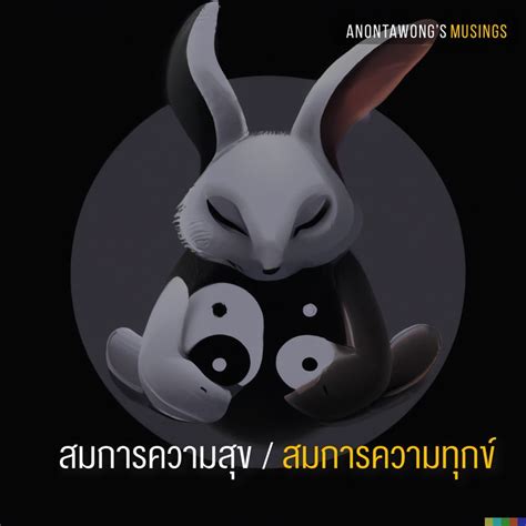 Anontawongs Musings สมการความสุข สมการความทุกข์ ผมเคยเขียนถึงสมการ