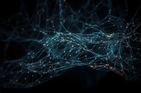 Premium Ai Image Abstract Technology Background Network Connection