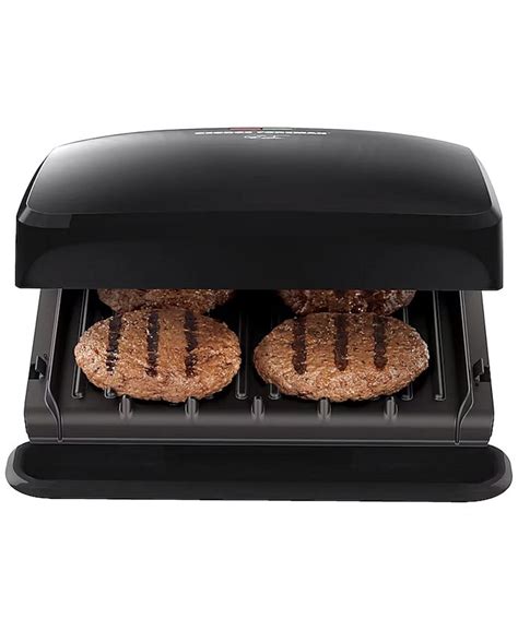 George Foreman 4 Serving Electric Grill And Panini Press Macys