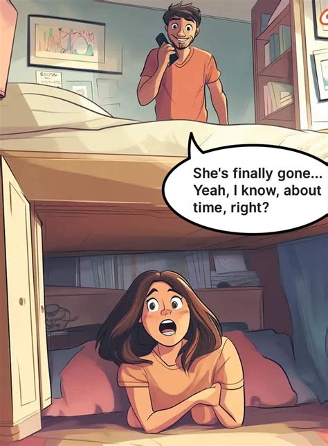 A Woman Cranky Because Her Husband Was Late Coming Home Again Daily