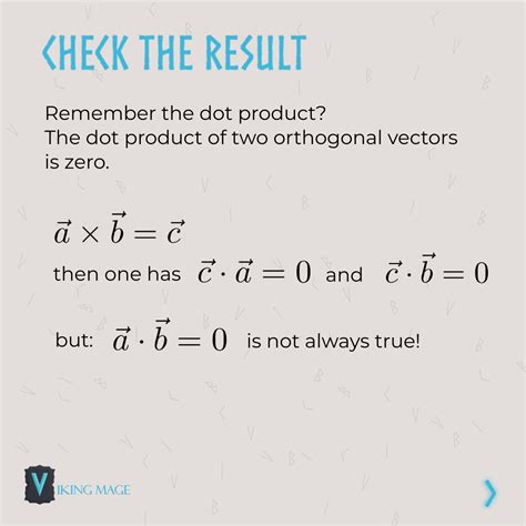 Orthogonal Vectors Dot Product