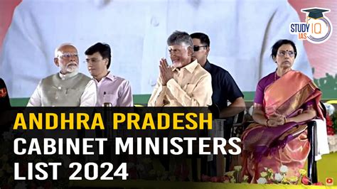 Andhra Pradesh Cabinet Ministers List 2024 And Their Portfolio