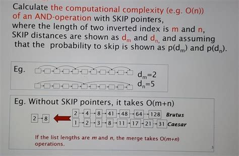 Solved Calculate The Computational Complexity Eg On Of