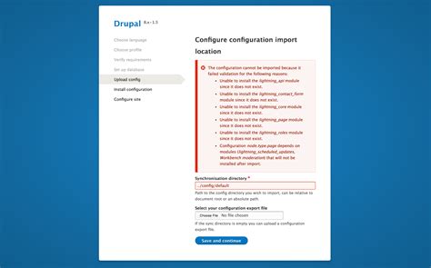Impossible To Site Install Config Dir With Any Profile Other Than