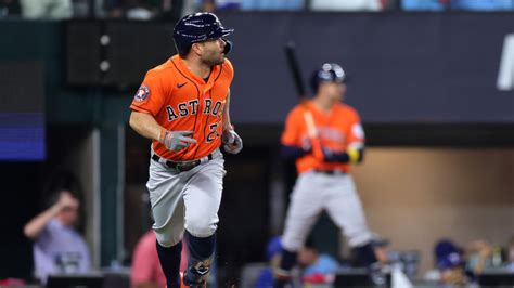 Astros Vs Rangers Score Highlights Jose Altuve Sends Alcs Back To