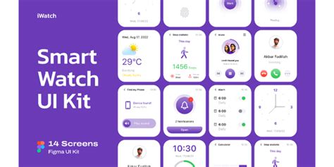 Smartwatch Ui Kit Figma