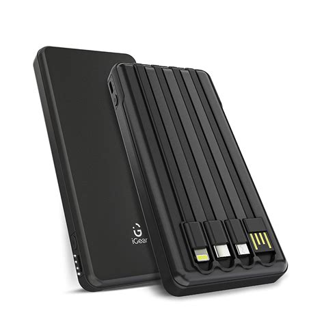 Igear Max Powerbank Mah With Detachable Universal Cable