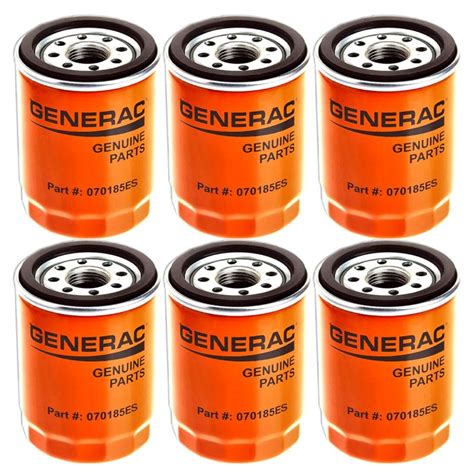 Generac Oil Filter 070185es For Air Cooled And Portable Generators 6