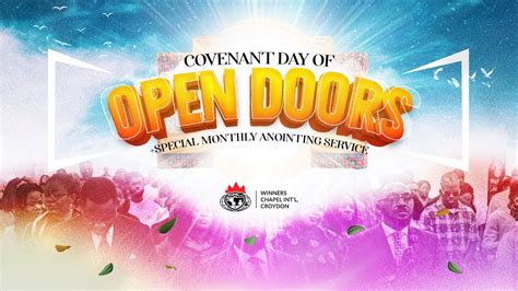 COVENANT DAY OF OPEN DOORS SPECIAL ANOINTING 1ST SERVICE 21ST MAY