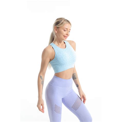 Seamless Jacquard Sports Bra Tw2135 Twinall