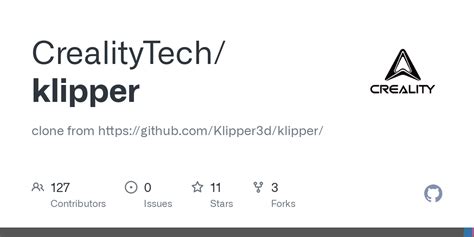 Github Crealitytech Klipper Clone From Https Github Klipper D