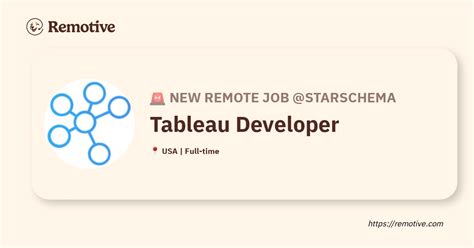 [hiring] tableau developer starschema